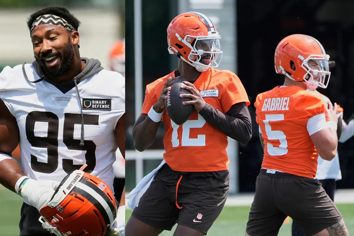 Myles Garrett backs Dillon Gabriel as Browns' QB battle heats up - But ...