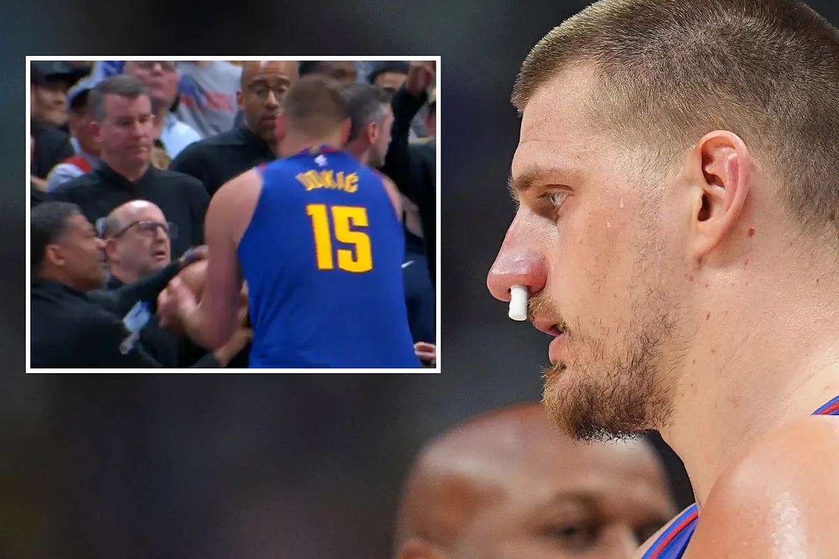 Nikola Jokic and his furious and funny fight for the ball with a ...