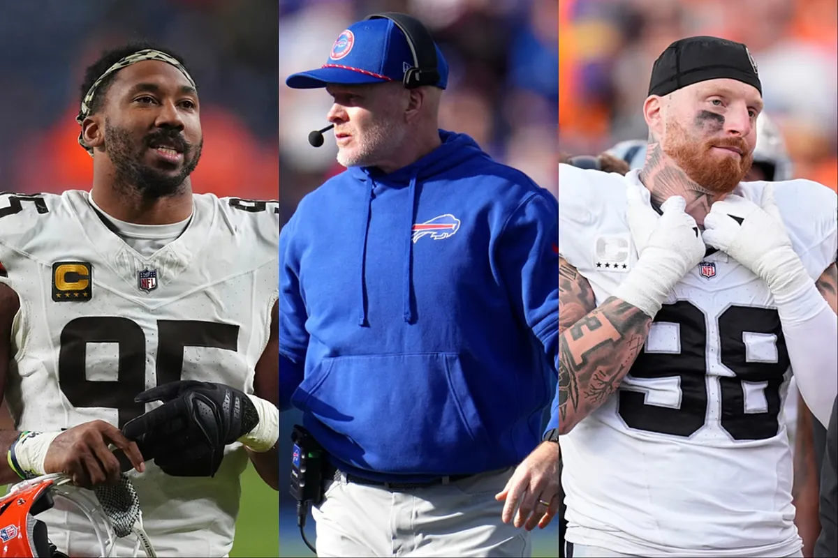 Sean McDermott calls on top defensive stars: Are Maxx Crosby and Myles ...