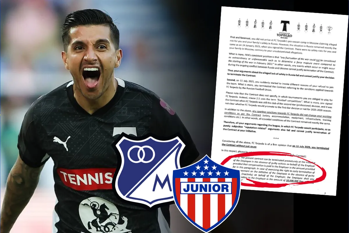 Verdad de Yeison Guzmán y carta con 'amenaza' que frenó a Millonarios y ...