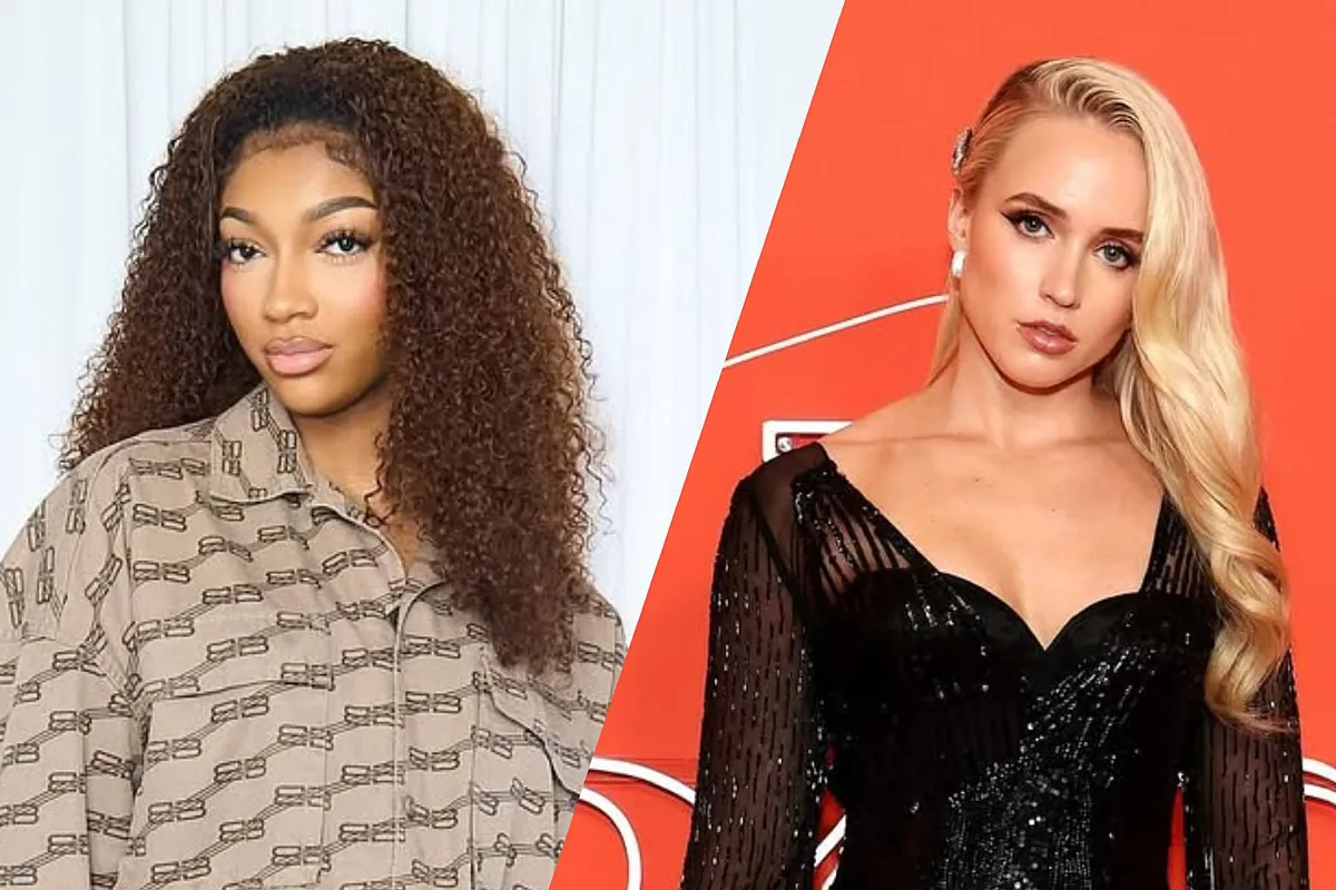 Angel Reese tongue out video with Hailey Van Lith shows their chemistry ...