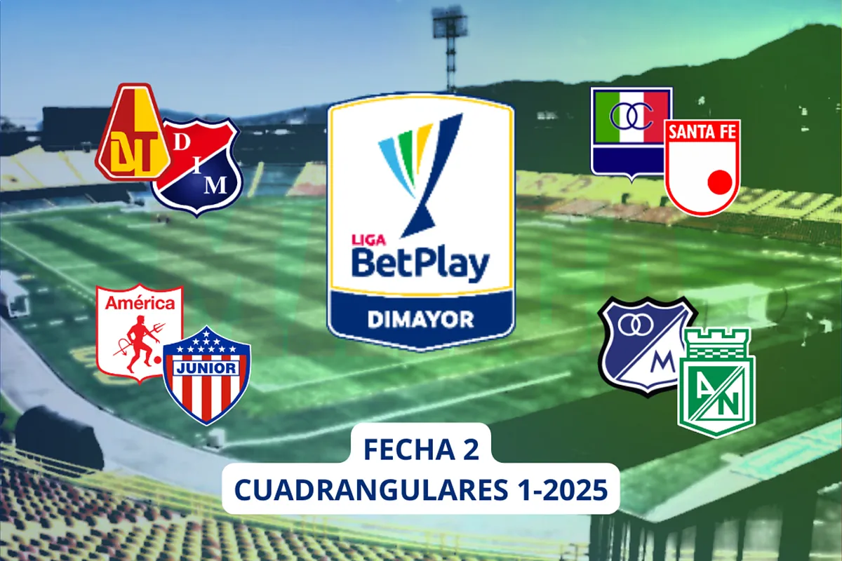 Tabla posiciones de Cuadrangulares Liga BetPlay 1-2025: clasificación y resultados de fecha 2 ...