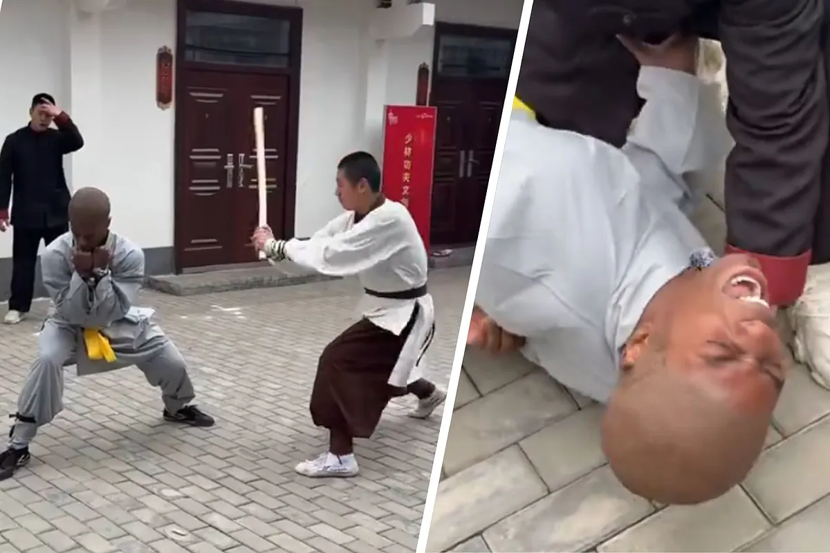 IShowSpeed suffers the consequences of learning Kung Fu with Shaolin ...