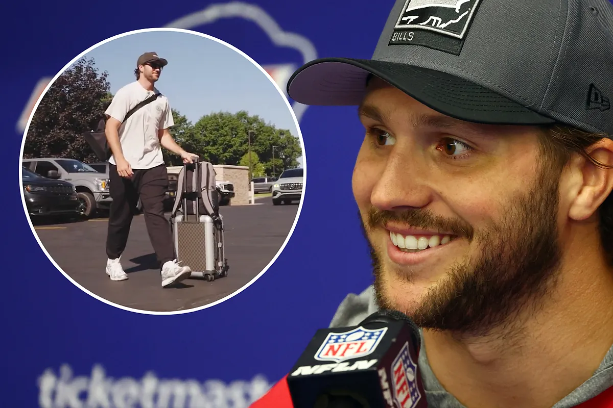 Josh Allen turns heads with $4K Gucci luggage at Buffalo Bills camp | Marca