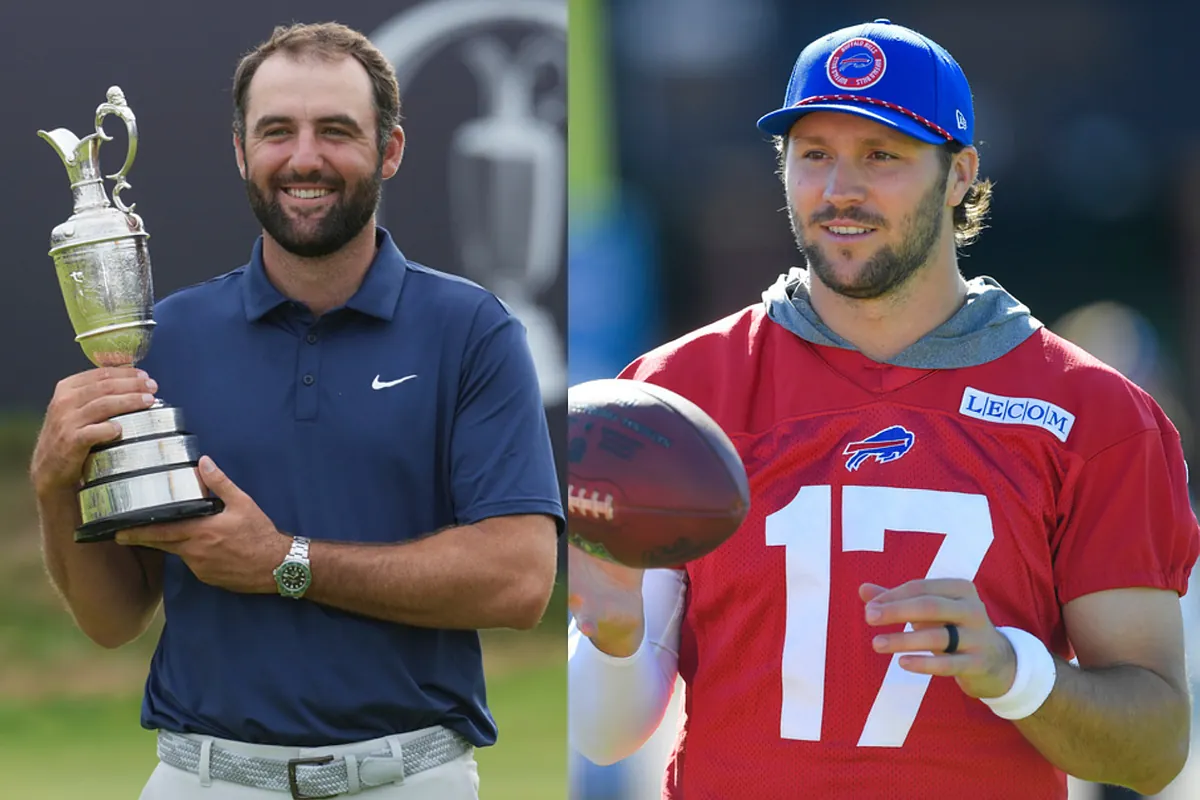 Josh Allen takes inspiration from Scottie Scheffler as he continues to ...