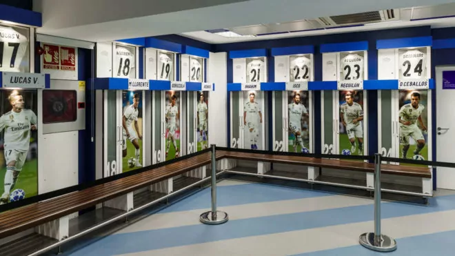 Real Madrid Locker Room