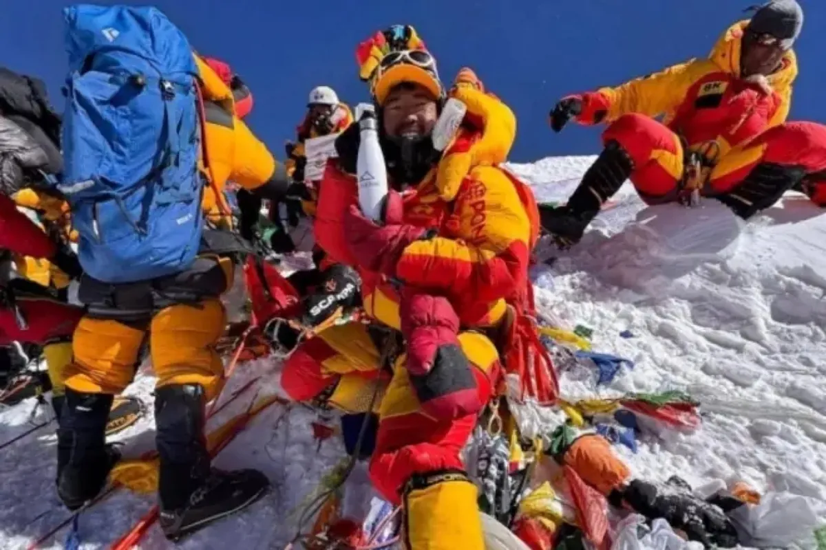 Sherpa sets new Everest record for consecutive summits in shortest time ...