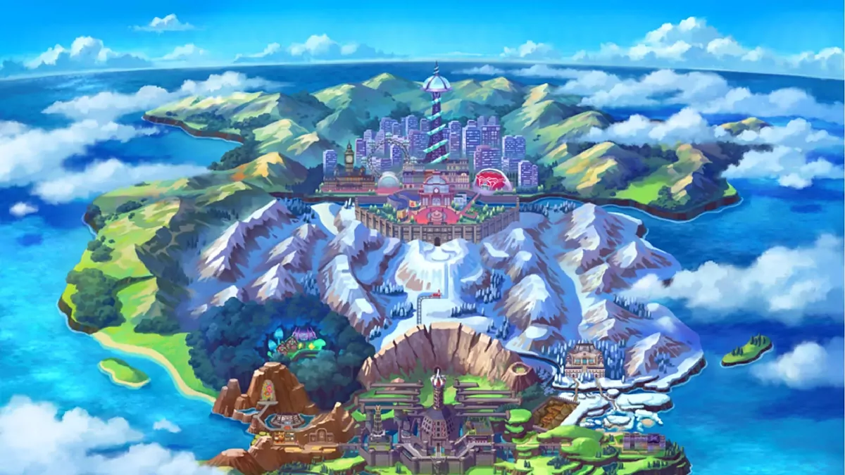 Mapa De Regiones De Pokémon Mapa Regional Actualizado Para Pokemon GO