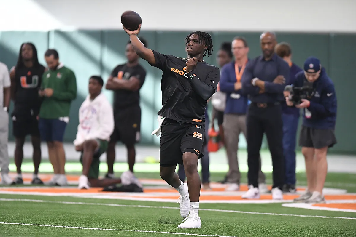 Cam Ward's girlfriend anticipates going No. 1 in the draft and prepares ...