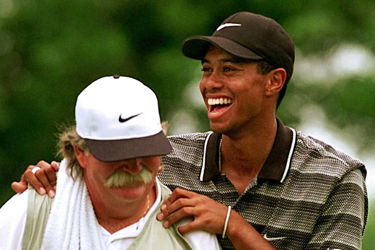 Tiger Woods' legendary caddie used to check the wind by smoking a ...