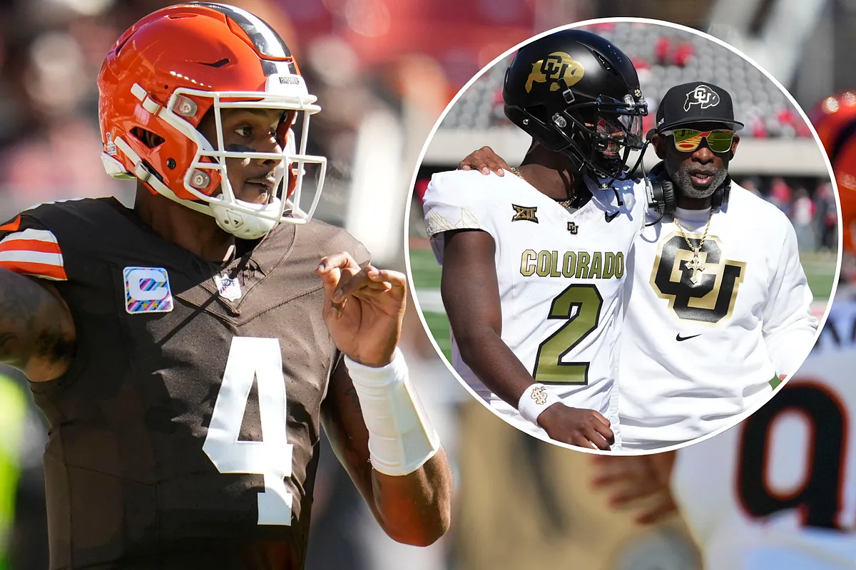 Deshaun Watson blasts Deion Sanders, father of Shedeur Sanders, as ...